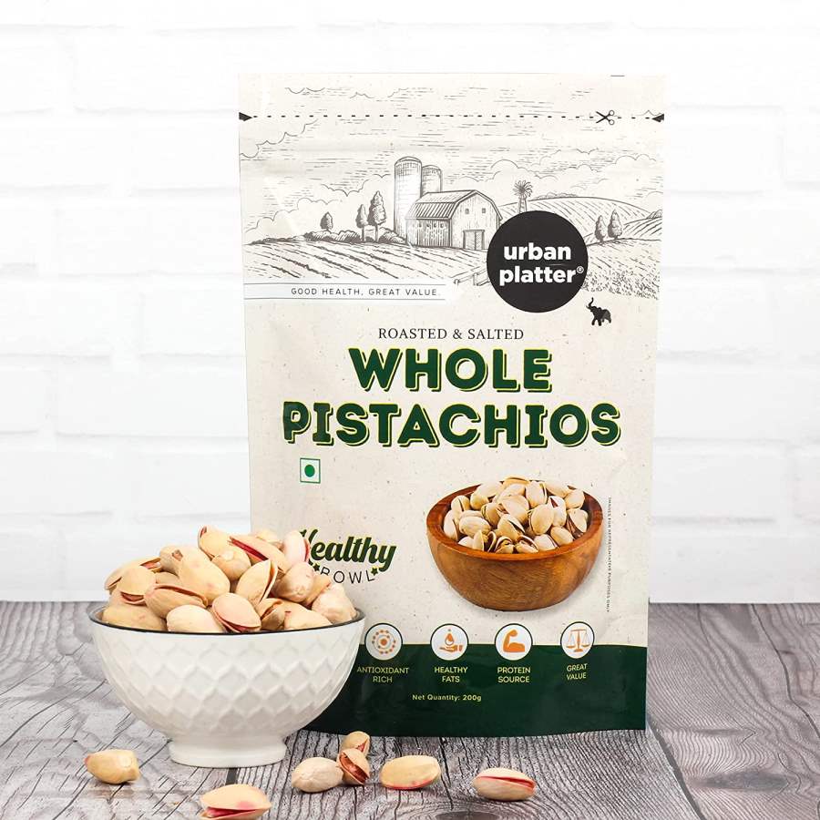 Urban Platter Healthy Bowl Roasted & Salted Whole Pistachios | dailyneedsworld.com