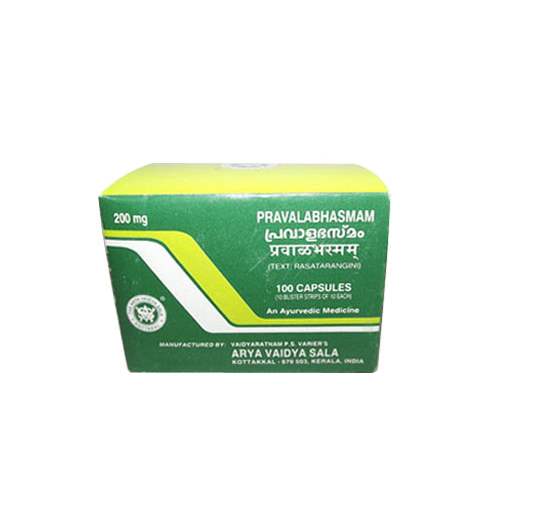 Kottakkal Ayurveda Pravala Bhasmam Capsules | dailyneedsworld.com