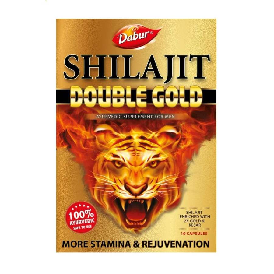 Dabur Shilajit Double Gold Capsules | dailyneedsworld.com